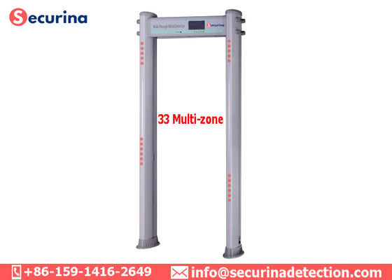 Walk Through Magnetometer Metal Detector Gate Security Check With 6 LED ...