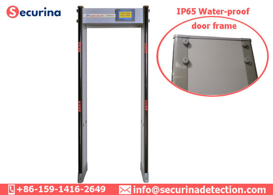 Walk Through Magnetometer Metal Detector Gate Security Check With 6 LED ...