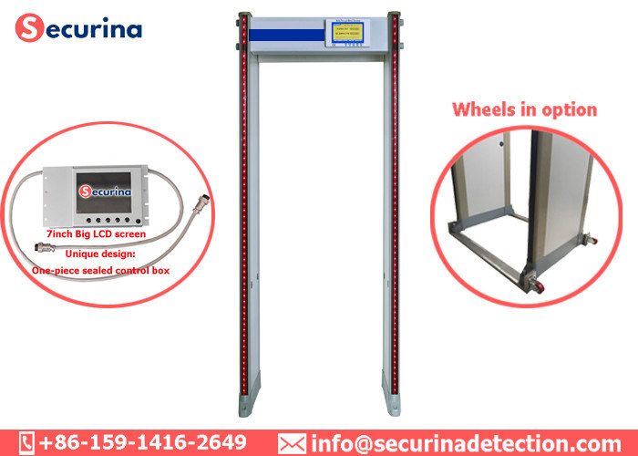 High Sensitivity Station Walk Through Security Detector Body Scanners ...