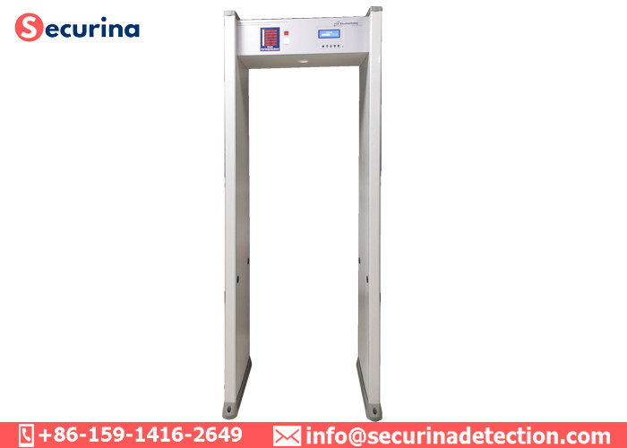 4inch LCD Screen Metal Walk Through Security Detector 6 Zones 200 ...