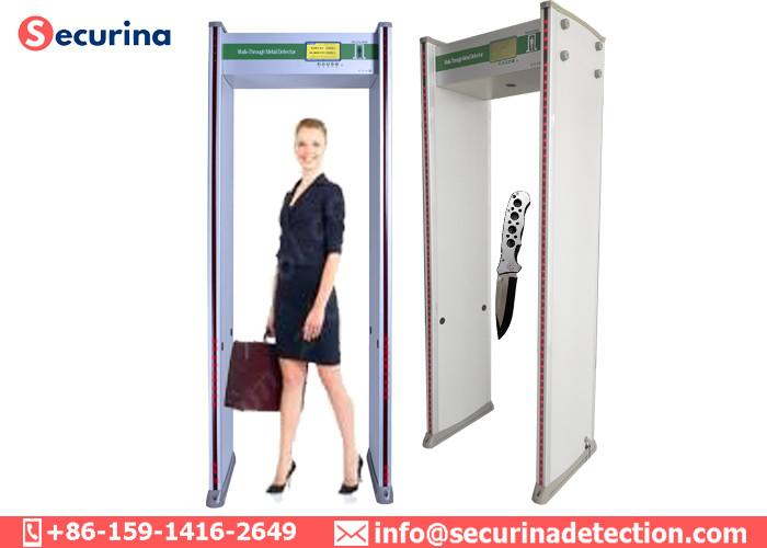 7'' LCD Display Archway Metal Detector Gate At Airport Walk Through ...