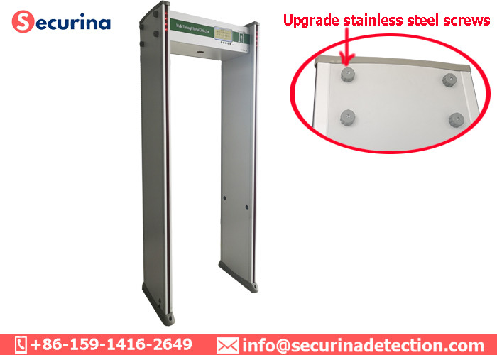 7'' LCD Display Archway Metal Detector Gate At Airport Walk Through ...