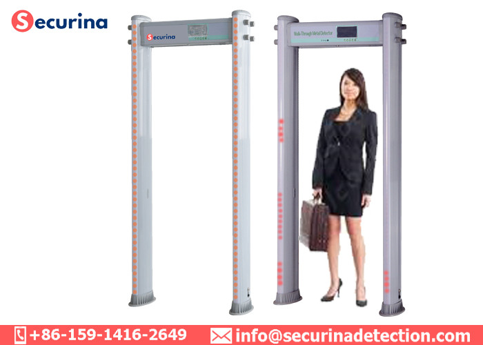 Elliptical Column Walk Through Security Detector , Door Frame Metal ...