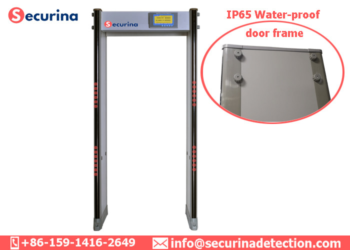 33 Detect Zones Walk Through Metal Detector Scanner Gate With LED Side ...
