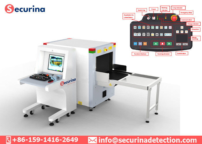 32mm Steel Penetration X Ray Security Inspection System With Color ...