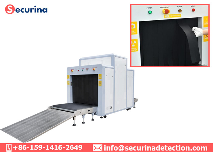 Large Size 4 Colors Images X Ray Baggage Scanner 30mm SUS Steel Penetrating