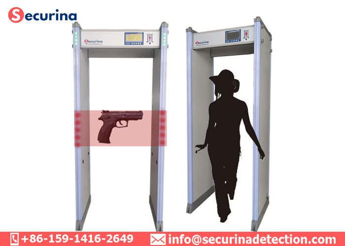 Personal Security Walk Through Security Detector Waterproof For Train ...