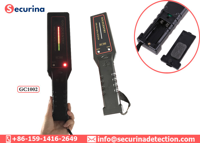 Small Size Bounty Hunter Guardian Hand Held Security Metal Detectors 9V ...