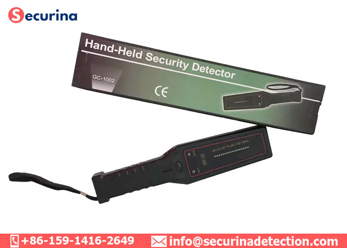 Portable Hand Held Metal Detector 9V Battery With LED Signal Strength ...