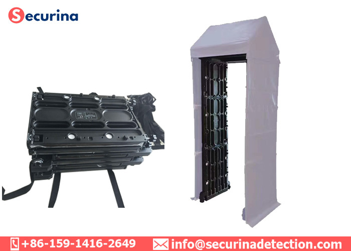 Walk Through Passenger Metal Detector Scanner 8 16 24 Zones Changeable ...
