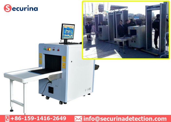 5030A Pseudo Color Image X Ray Baggage Scanner Machine With 80KV Generator