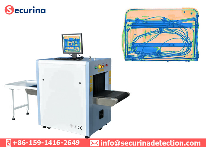 Security X Ray Baggage Scanner Machine 50x30cm Small Size For Hotel