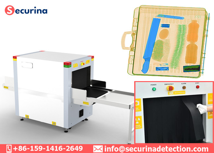 Tunnel Size 60x40cm Airport Baggage Scanner Machine With Color Scanning ...