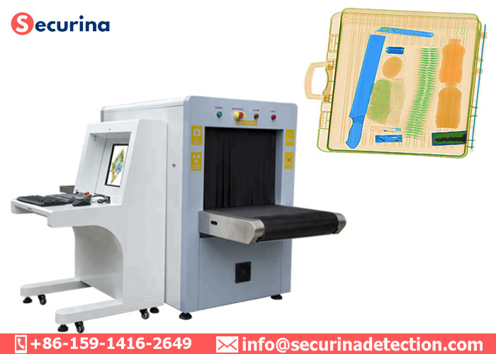 Dual Energy X Ray Baggage Scanner Machine Display Color Scanning Image ...