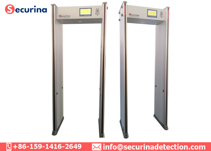33 Zones High Sensitivity Metal Detector , Archway Security Gate For ...