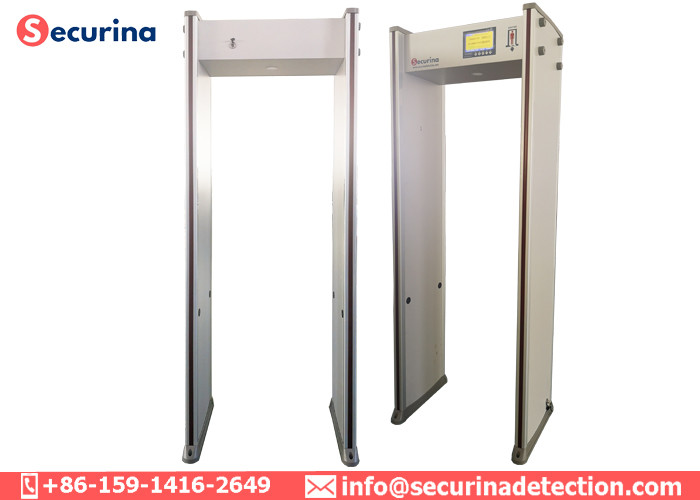 Multi - Zone Arch Metal Scanner Detector 50/60Hz With Led Light Bar ...
