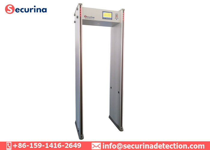 Multi - Zone Arch Metal Scanner Detector 50/60Hz With Led Light Bar ...