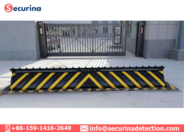 A3 Steel Security Traffic Control Hydraulic Road Blocker Spike Barrier ...
