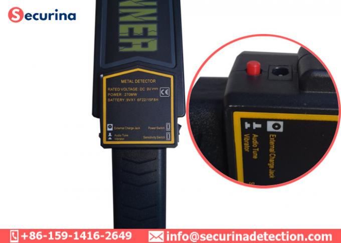 School Exam Security Guard Hand Held Security Detector For Weapon / Gun ...