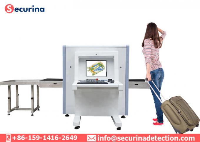 Dual Energy X Ray Baggage Scanner Machine Display Color Scanning Image ...