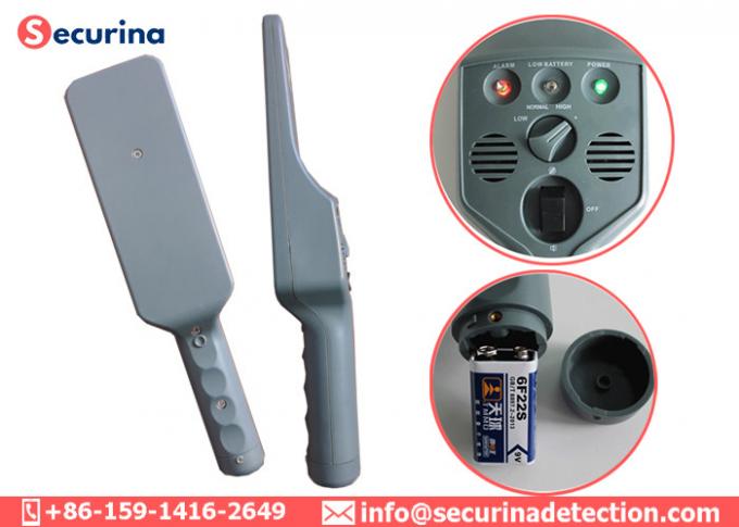 Airport Security Inspection Super Sensitive Metal Detector , Hand Held ...